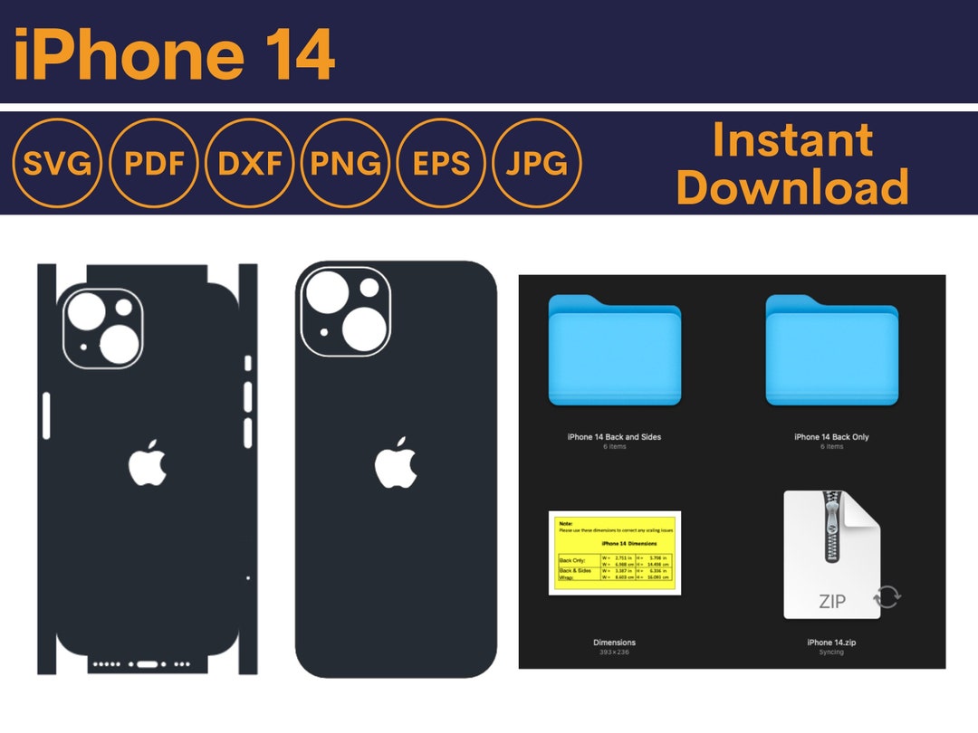 IPhone 14 Skin - iPhone 14 Template - iPhone 14 Skin Template - iPhone 14 Skin SVG - Etsy