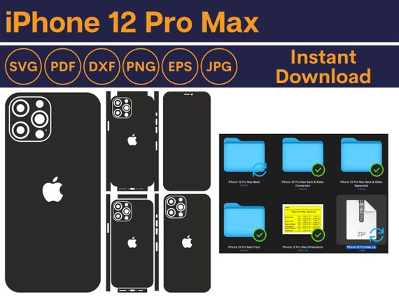 Iphone 12 Pro Max Skin SVG Iphone 12 Pro Max Skin Iphone - Etsy