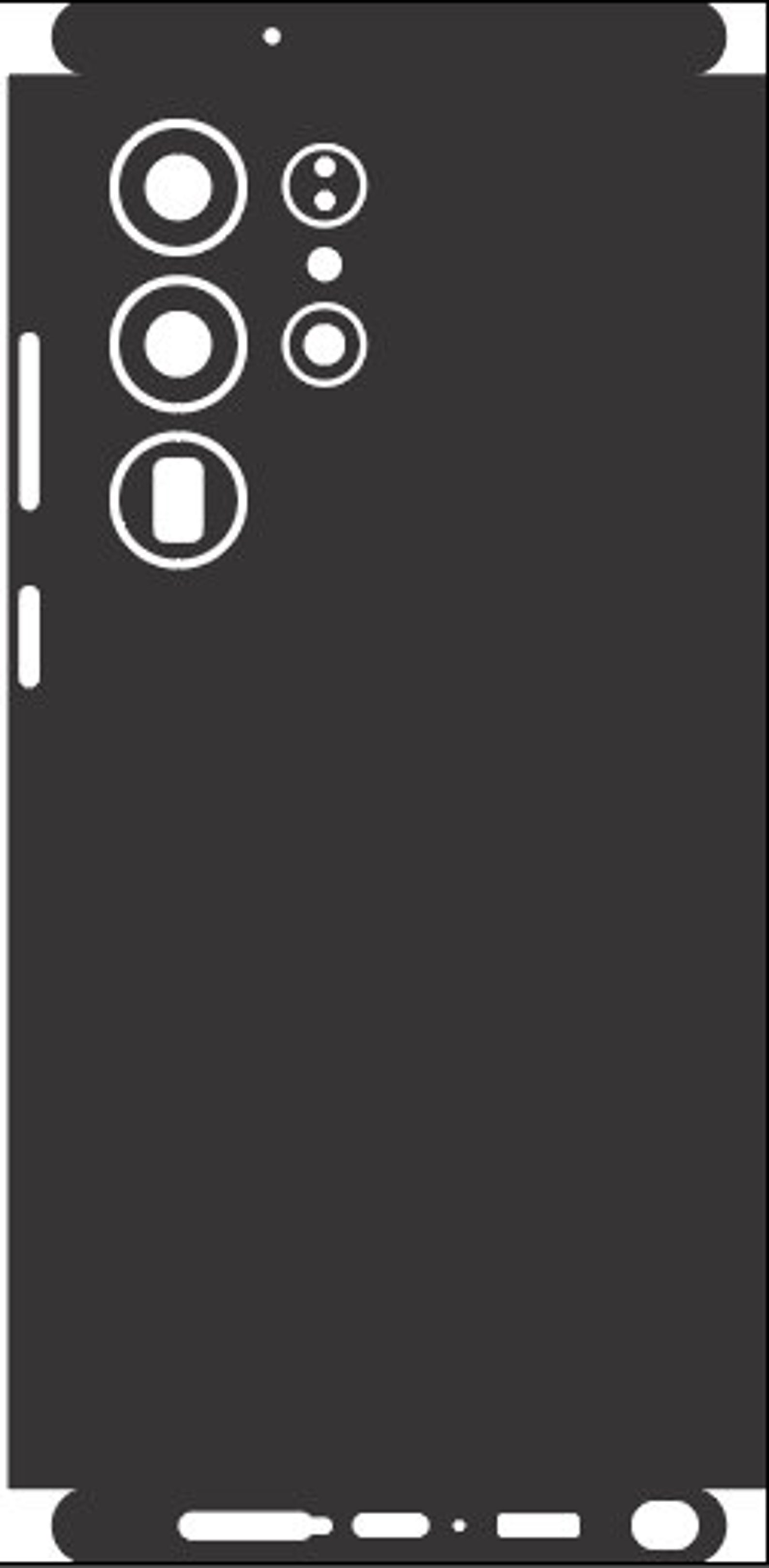 Samsung Galaxy S23 Ultra Skin Cut Template Vector, Samsung Skin Svg Cut ...