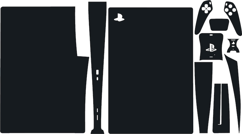PS5 Disk Version With Controller Skin SVG Files - Etsy