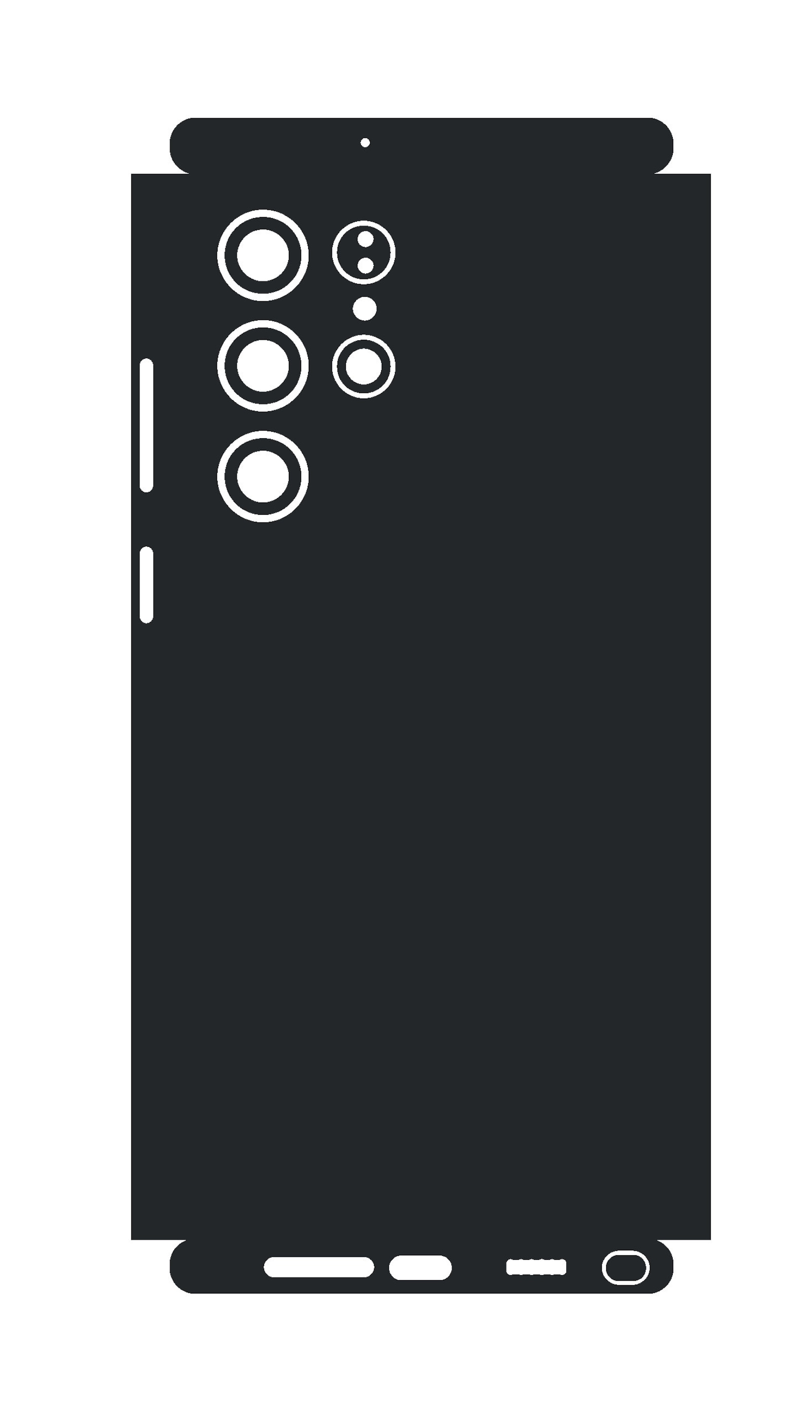 Samsung Galaxy S22 Ultra Skin Cut Template Vector, Samsung Skin Svg Cut ...
