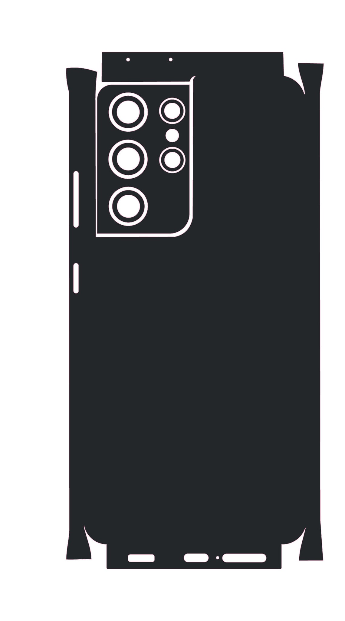 Samsung Galaxy S21 Ultra Skin Cut Template Vector Samsung | Etsy