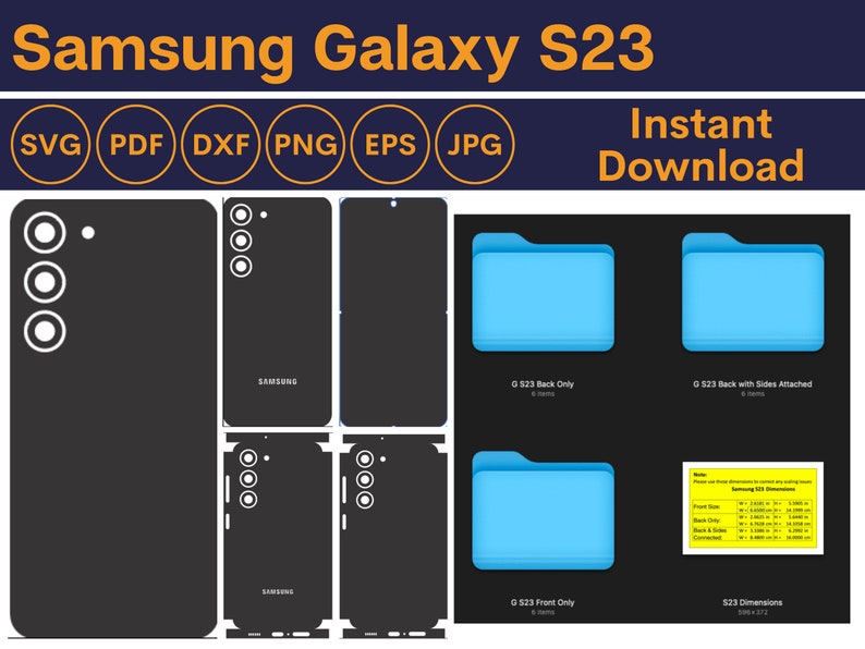 Samsung Galaxy S23 Templates Bundle - Galaxy S23, S23 Plus, S23 Ultra ...