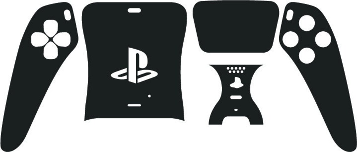 PS5 Controller Skin SVG Files - Controller Only - Etsy
