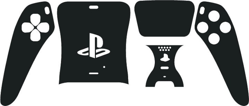 PS5 Controller Skin SVG Files - Controller Only - Etsy