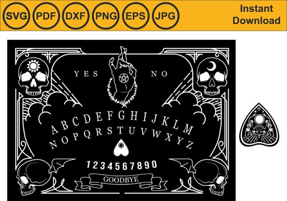 Ouija Board Printable Templates