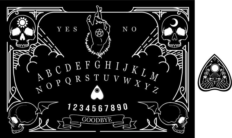 Ouija Brett SVG PNG PDF Cricut Silhouette Cricut Ouija - Etsy Österreich