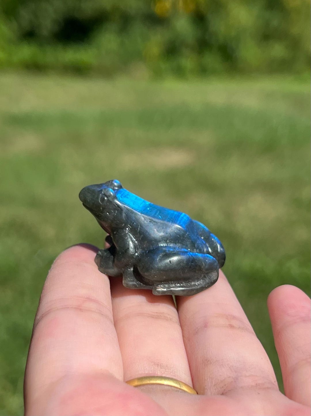Labradorite Frog Carving - Etsy