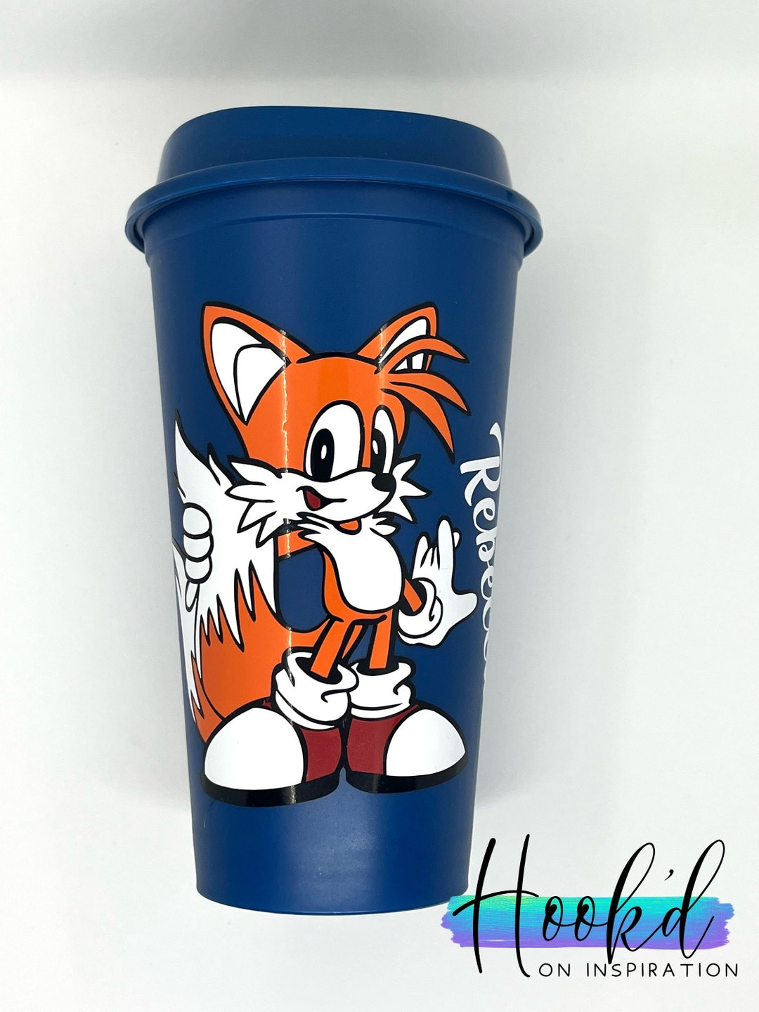 Tails Inspired Sonic Single Walled Reusable Hot Cup. Available in ...