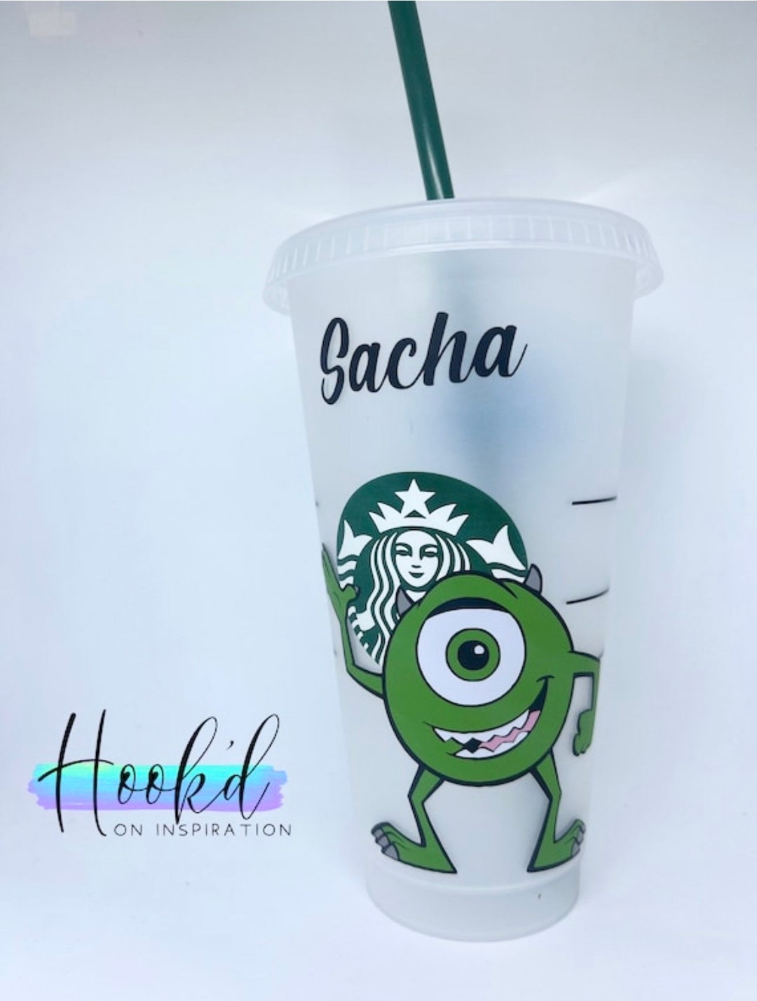 Mike Wazowski Monsters Ink Inspired Starbucks Cold Cup - Etsy