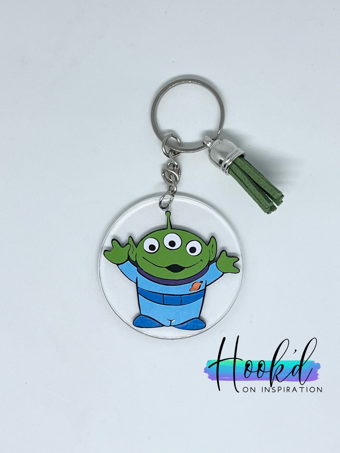 Disneys Inspired Alien From Toy Story Keychain/keyring. Bagtag. Great ...