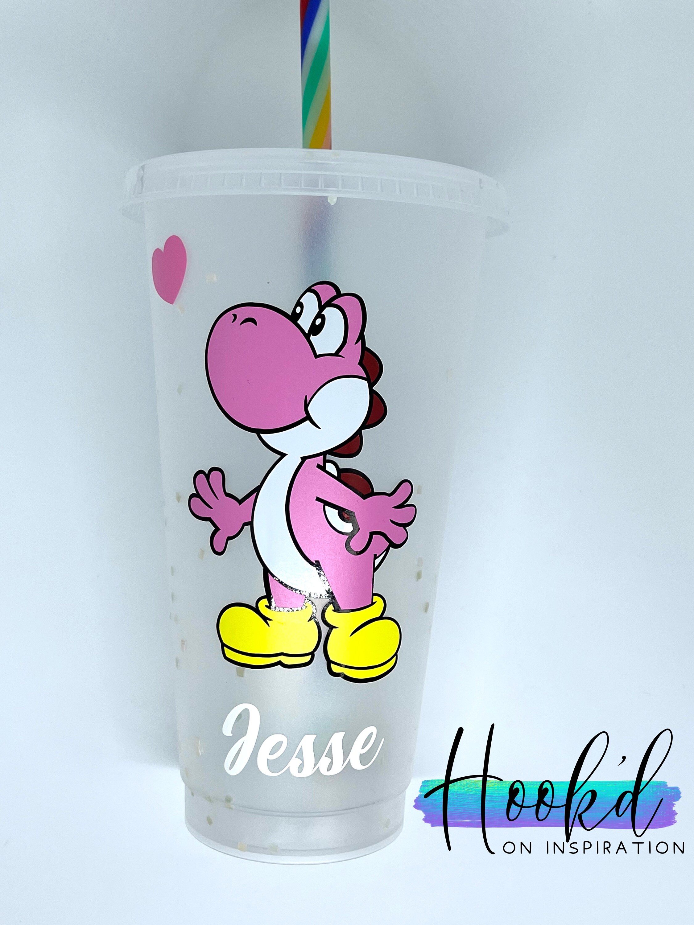 Mario Pink Yoshi