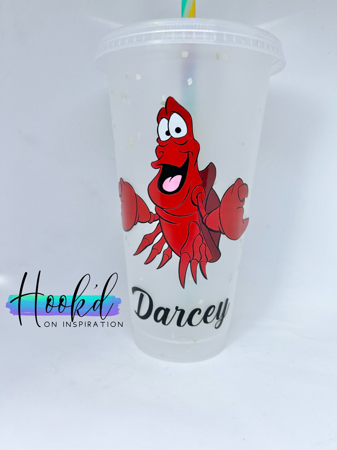 Disney Inspired Little Mermaids Sebastian Colour Changing Confetti Cup ...
