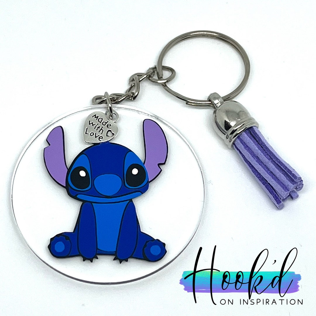 Disney Inspired Stitch Keyring/keychain. Bagtag. Great Gift - Etsy UK