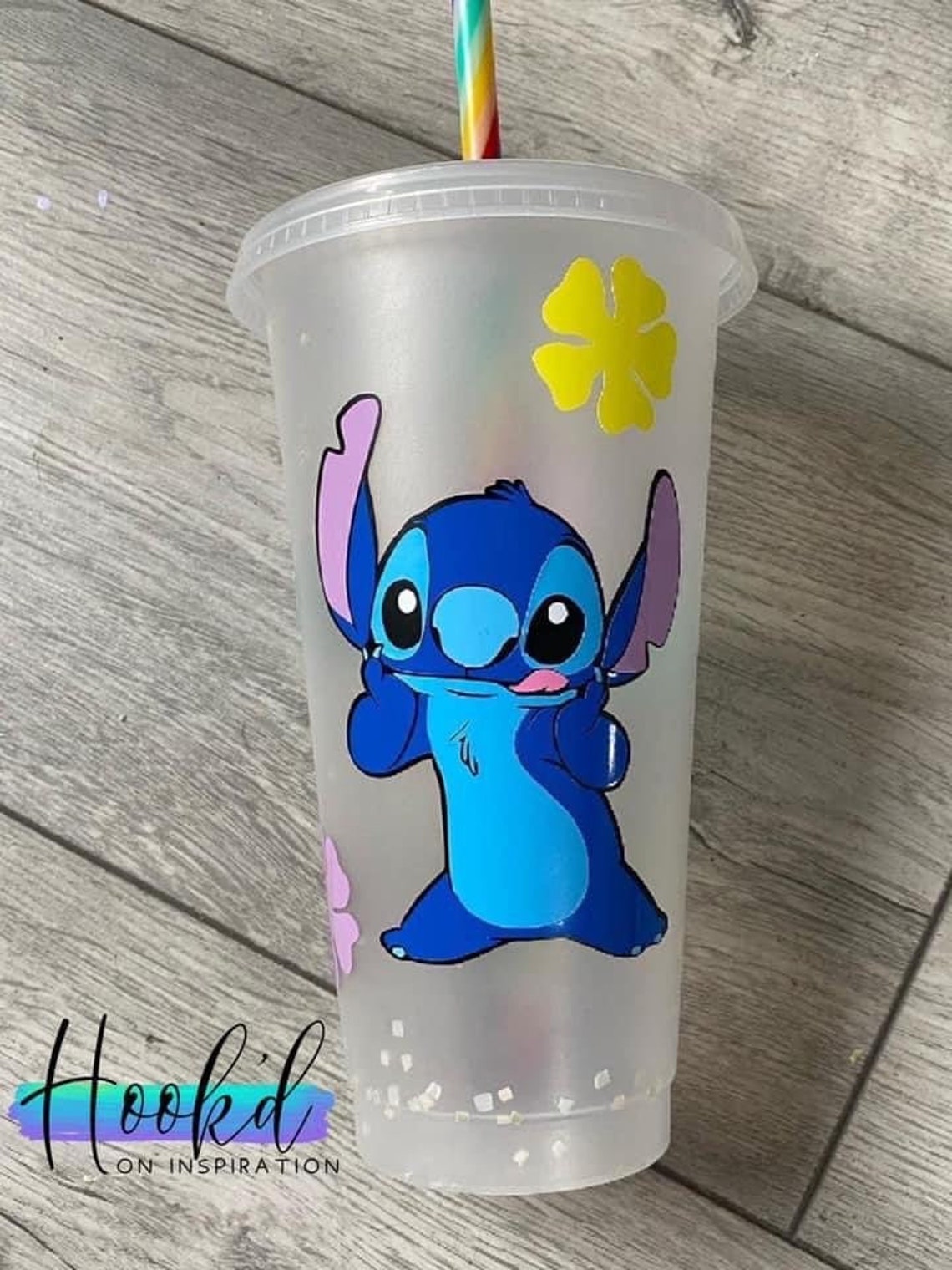 Disney Inspired Stitch Cold Cup Tumbler 24oz. Colour Changing | Etsy