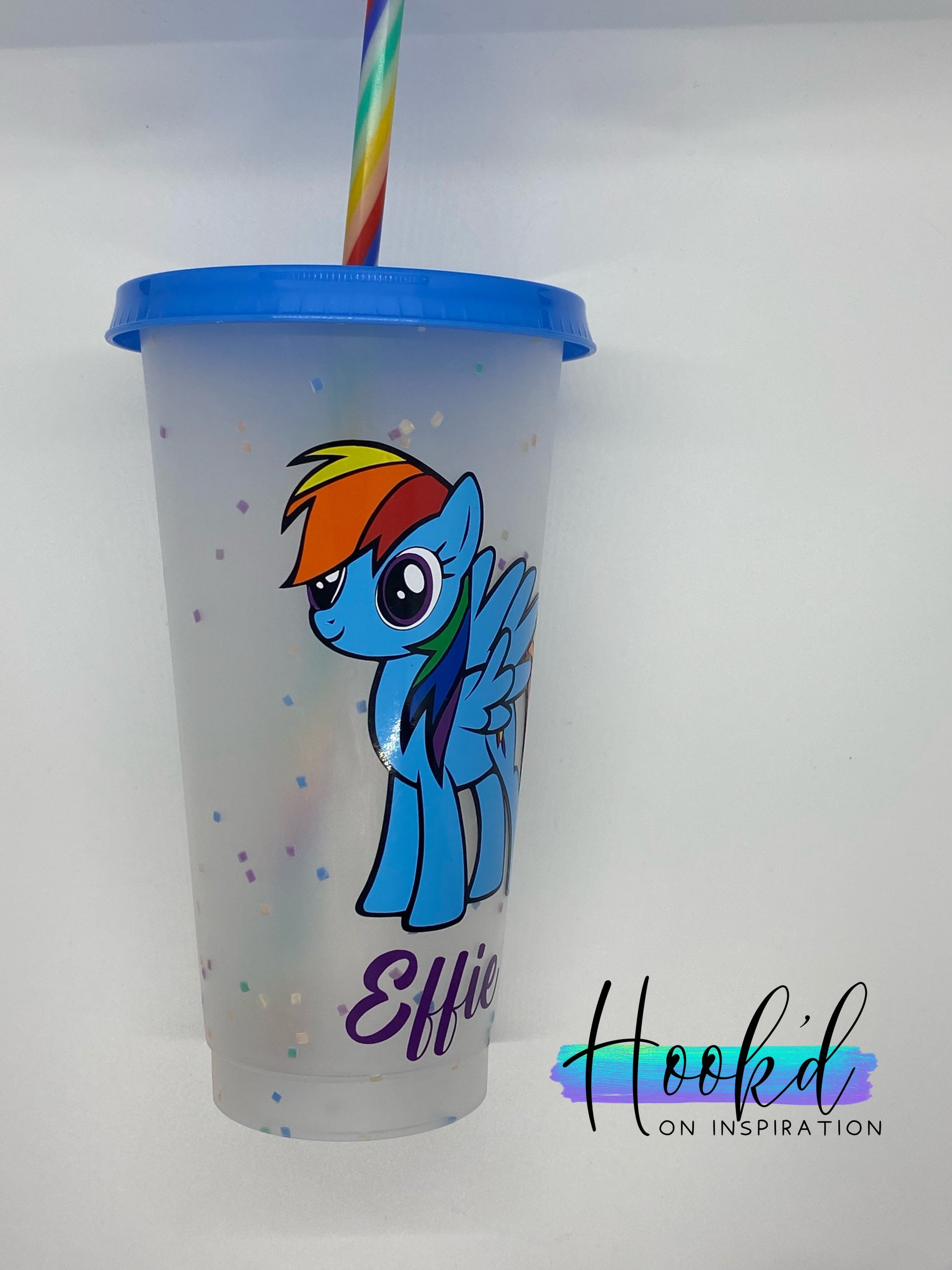 My Little Pony Inspired Rainbow Dash Cold Cup. Different - Etsy