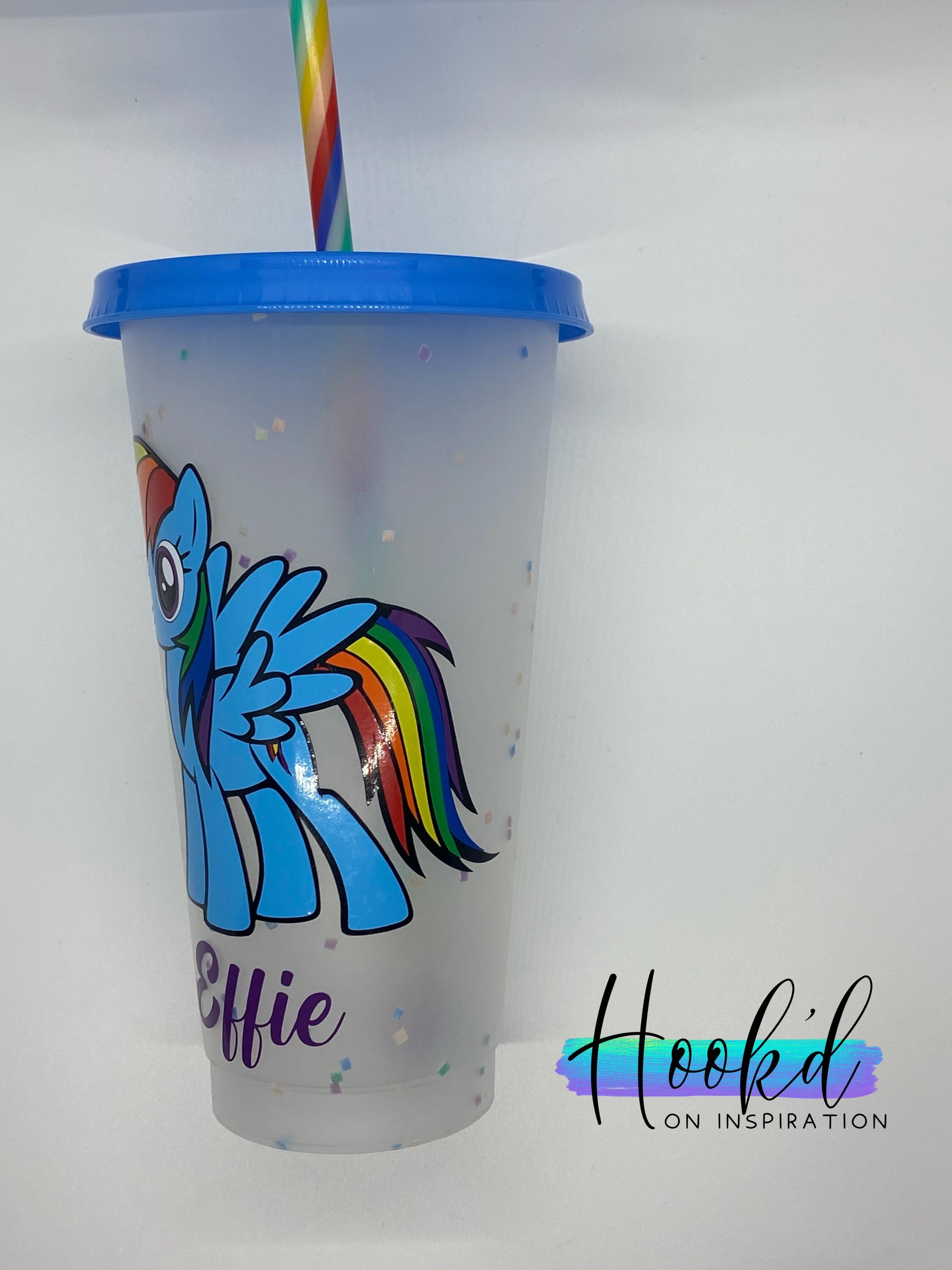 My Little Pony Inspired Rainbow Dash Cold Cup. Different - Etsy