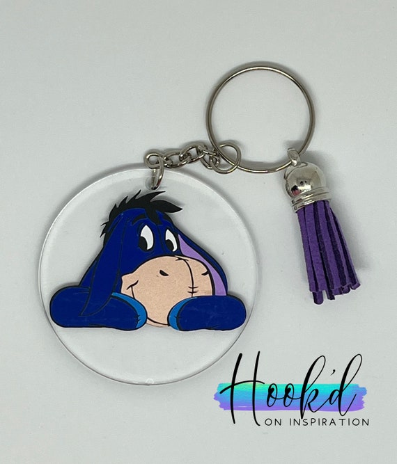 Disney Inspired Winnie the Pooh Eeyore Keyring/keychain. - Etsy