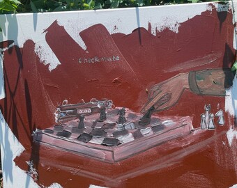 Checkmate Painting - Etsy