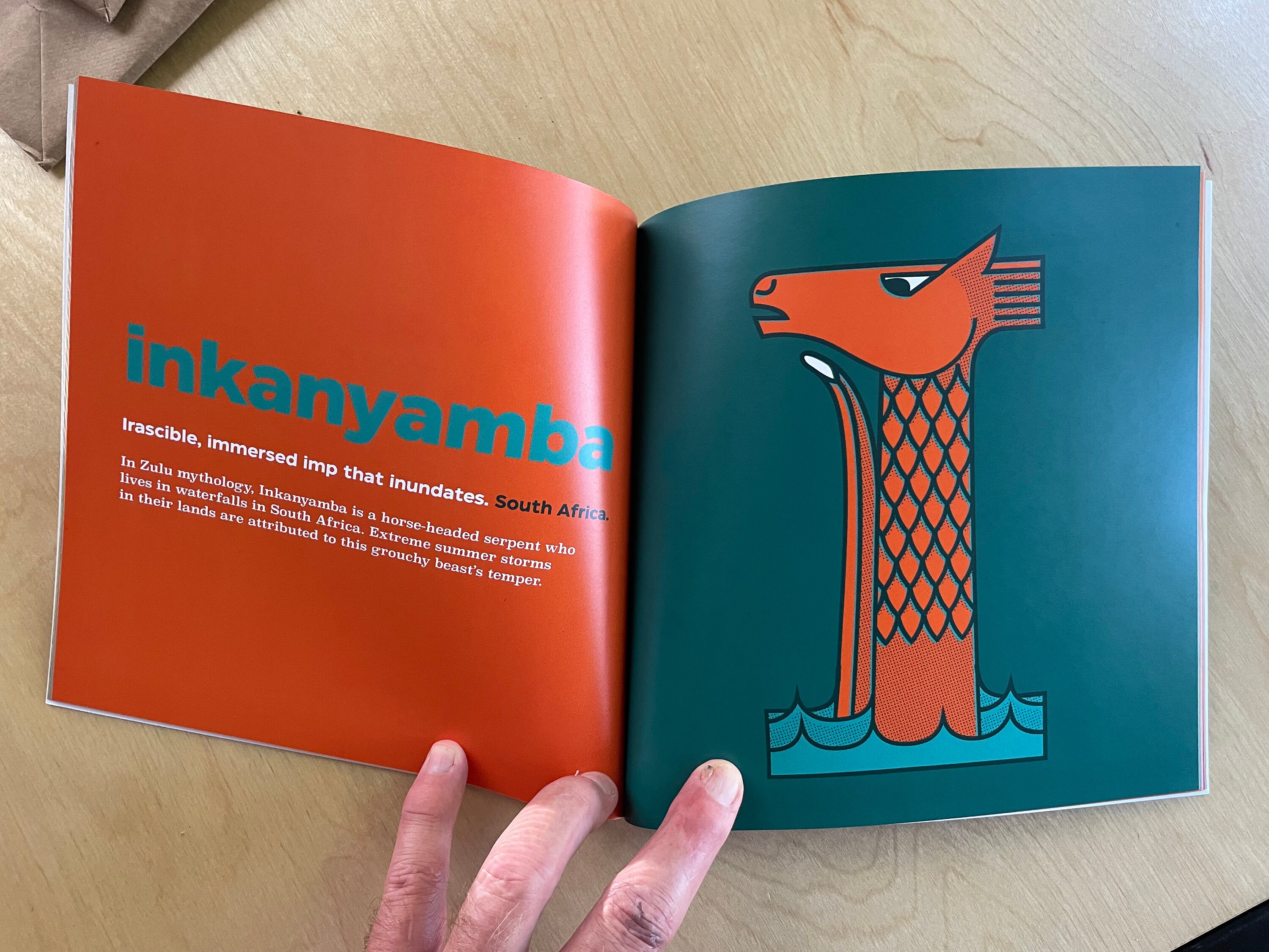 Alphabet of Bestiary Creatures - Etsy