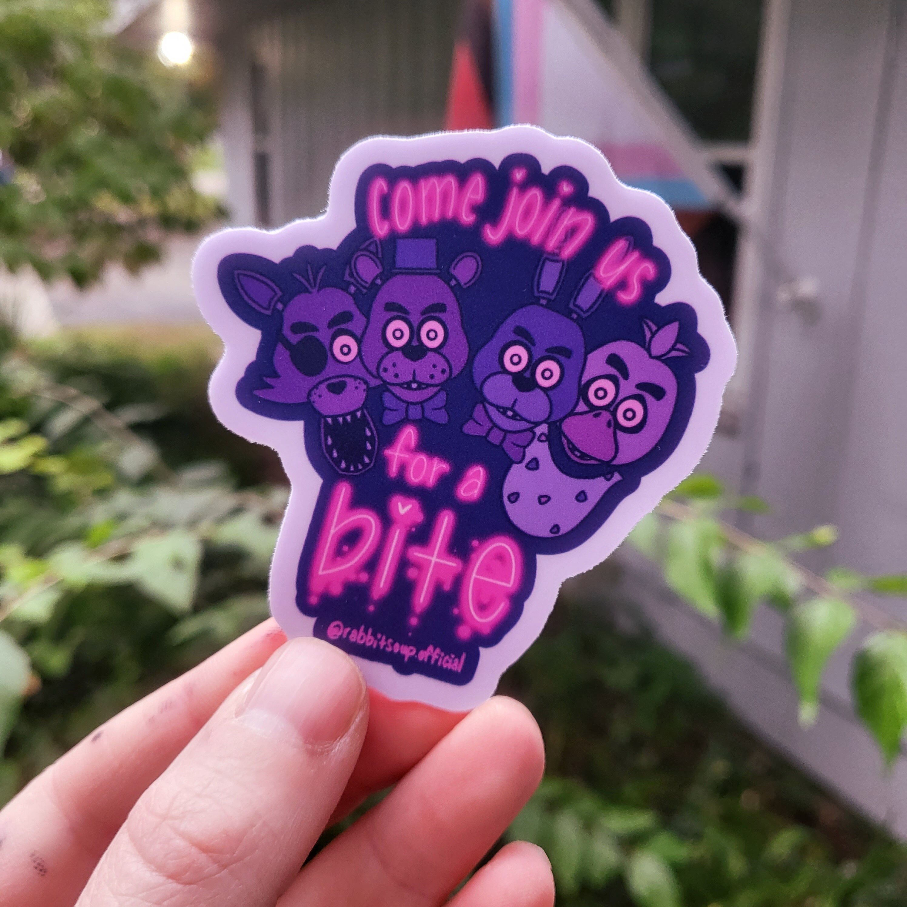 FNAF Sticker Five Nights at Freddy's FNAF Movie Indie Gaming Glow-in ...