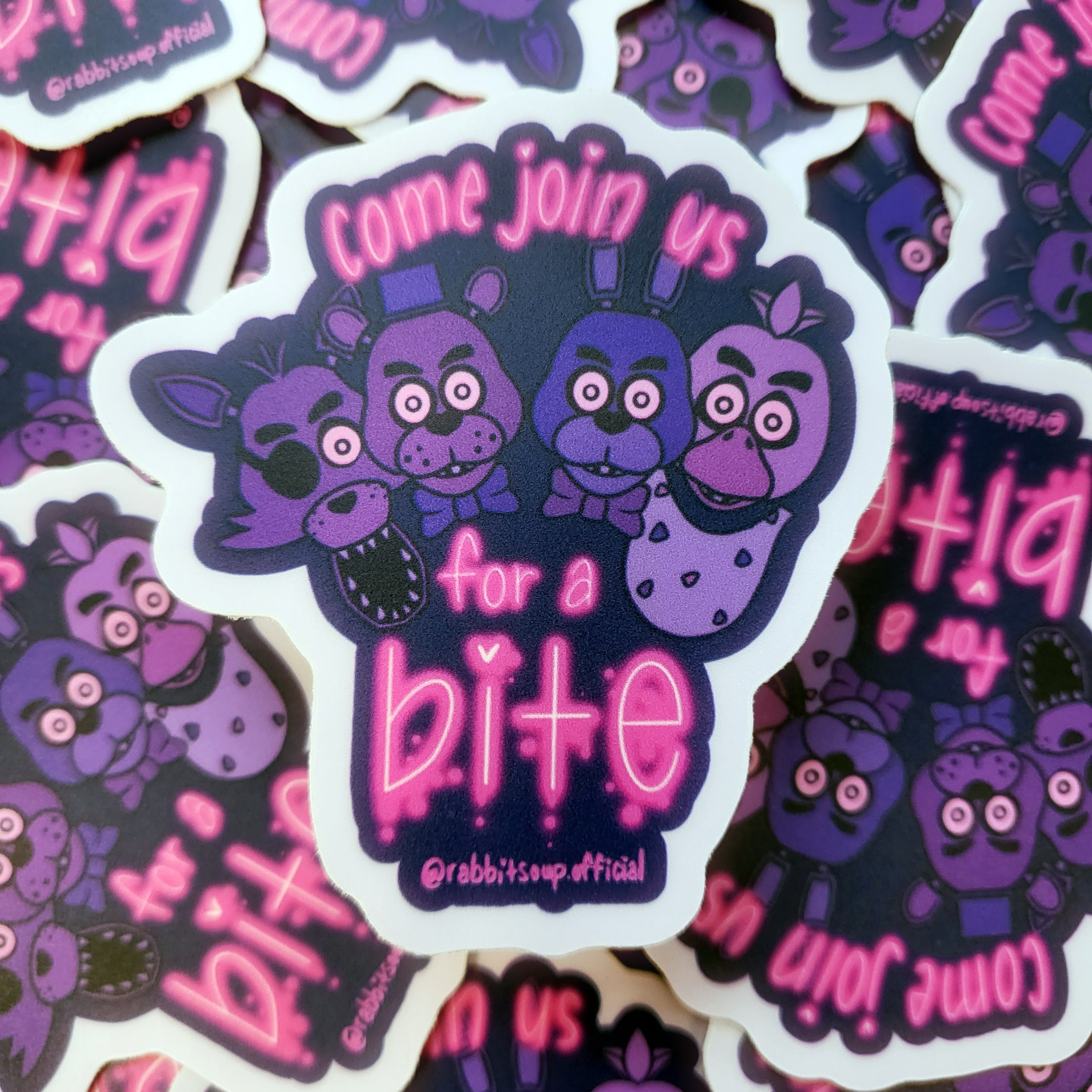 FNAF Sticker Five Nights at Freddy's FNAF Movie Indie Gaming Glow-in ...