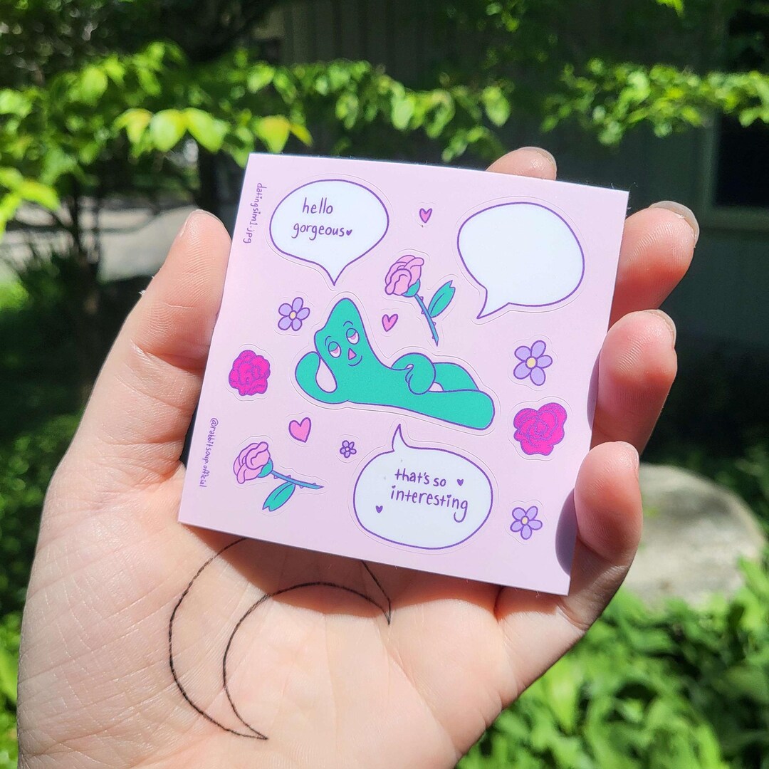 Pride Sticker - Pride Month - Gumby - Dating Sim Gumby - Pride Gumby ...