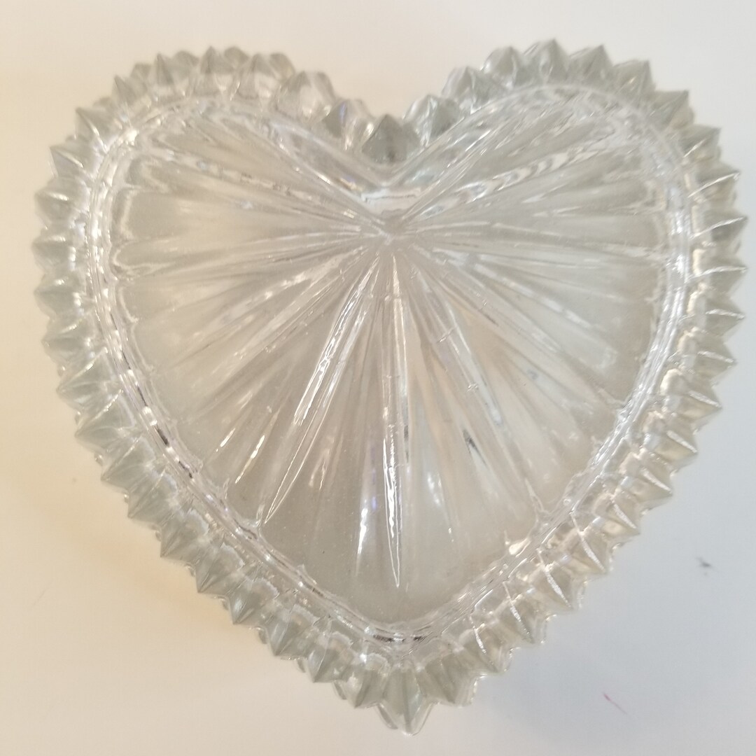 Brazilian Crystal Heart Shaped Jewelry Box in Original Packaging ...