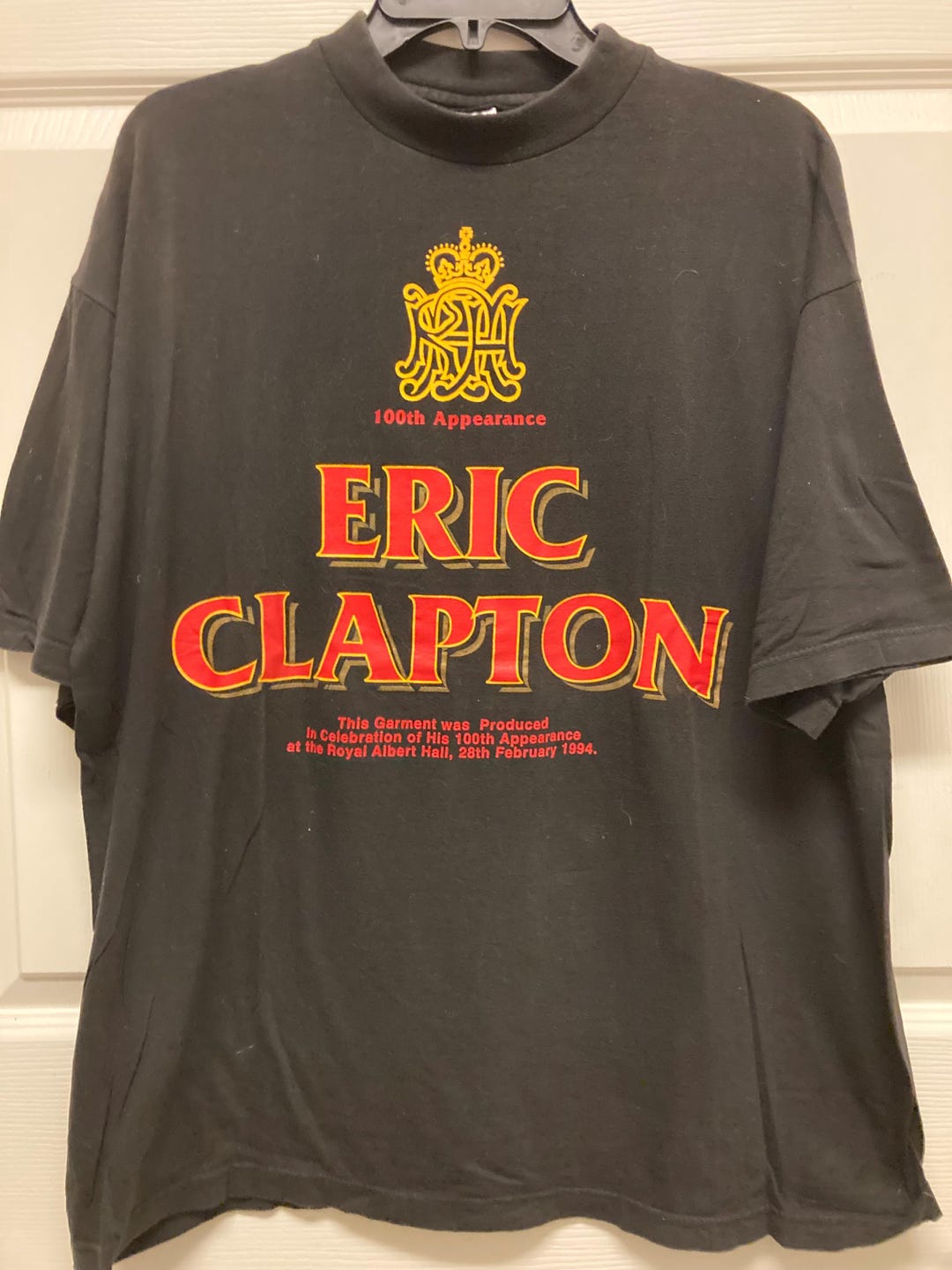 Eric Clapton Vintage 1994 Royal Albert Hall XL T-shirt - Etsy