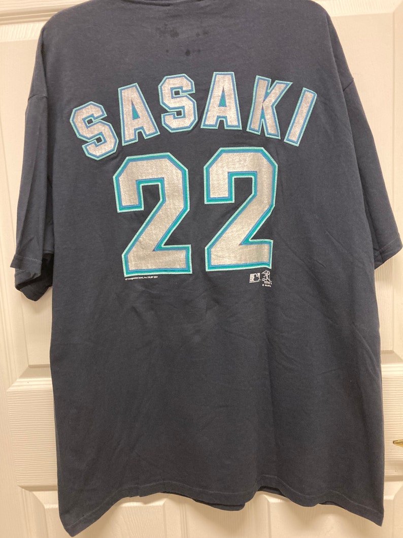 Vintage Seattle Mariners 2001 Kazuhiro Sasaki Tee Shirt - Etsy