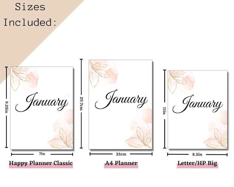 Printable Earth Tones Monthly Planner Tabs | Planner Divider Pages ...