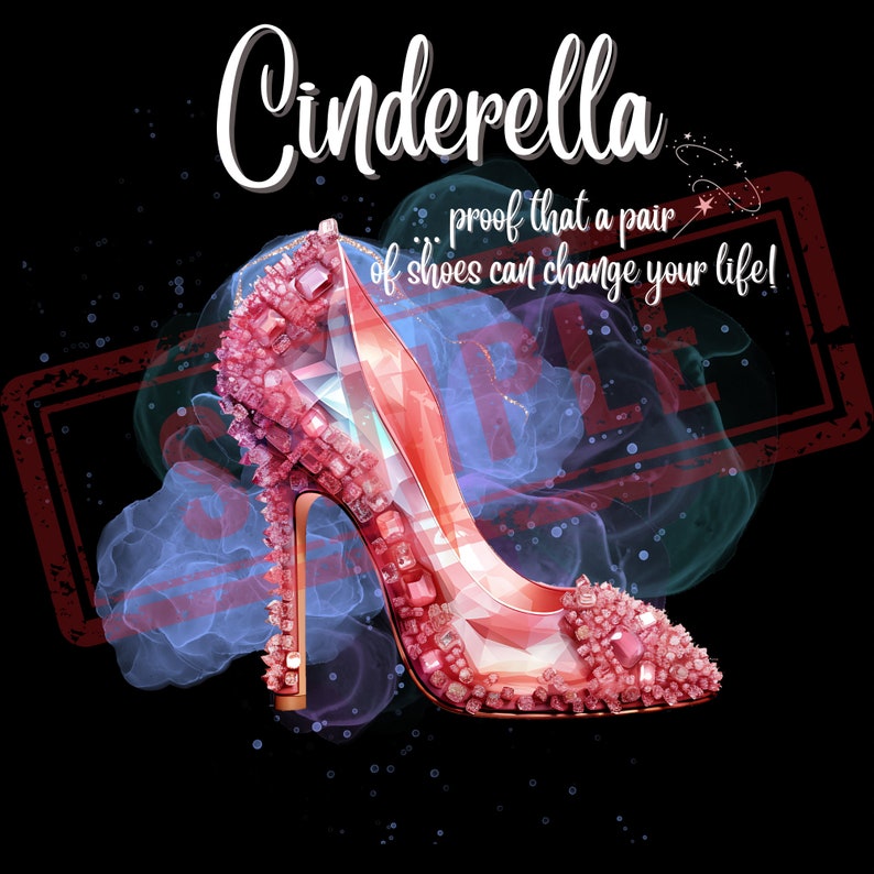 Cinderella - Digital File, Sublimation, PNG, PDF - Etsy