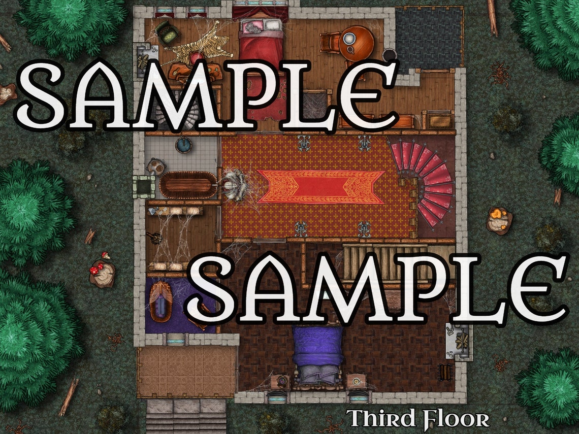 Curse of Strahd Custom Battle Maps Immediately Start - Etsy Canada
