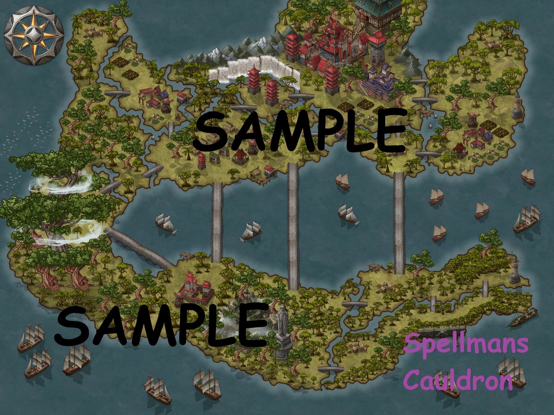 Custom Battle Maps | High Detail | Digital Download | TTRPG | DND - Etsy