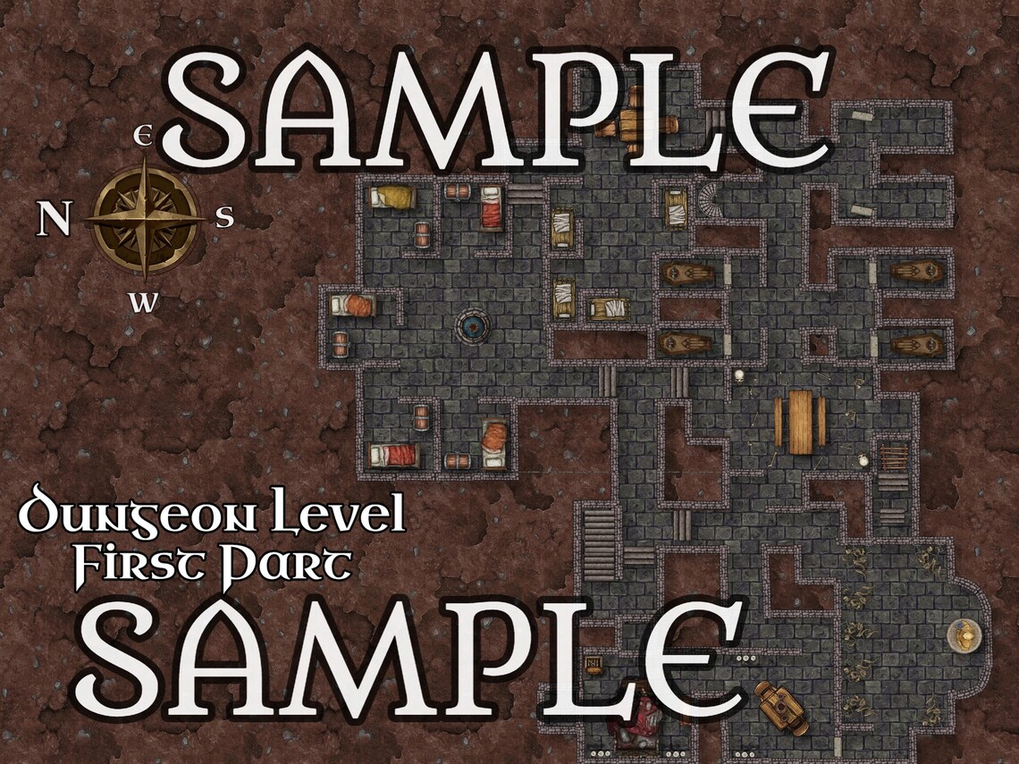Curse of Strahd Custom Battle Maps Immediately Start - Etsy Canada