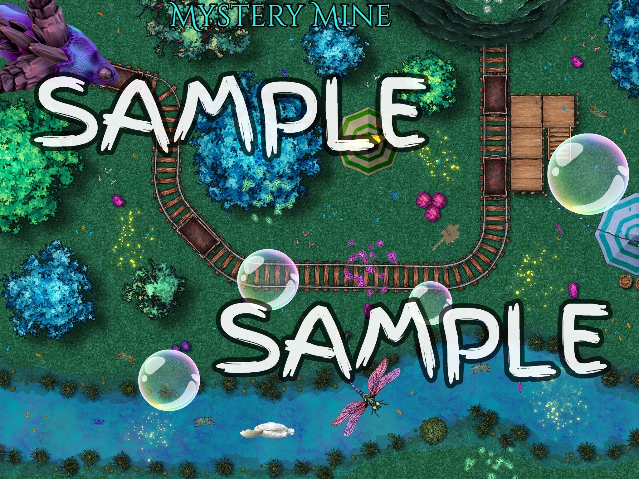 The Wild Beyond the Witchlight | Custom Battle Maps | High Detail ...