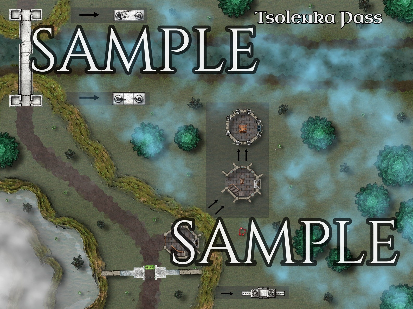 Curse of Strahd Custom Battle Maps Immediately Start Digital Download ...