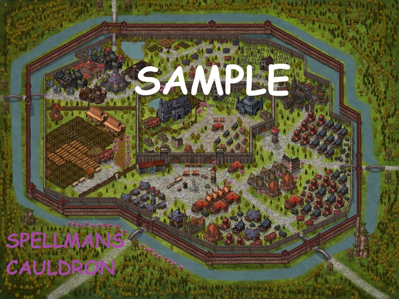 Custom Battle Maps | High Detail | Digital Download | TTRPG | DND - Etsy