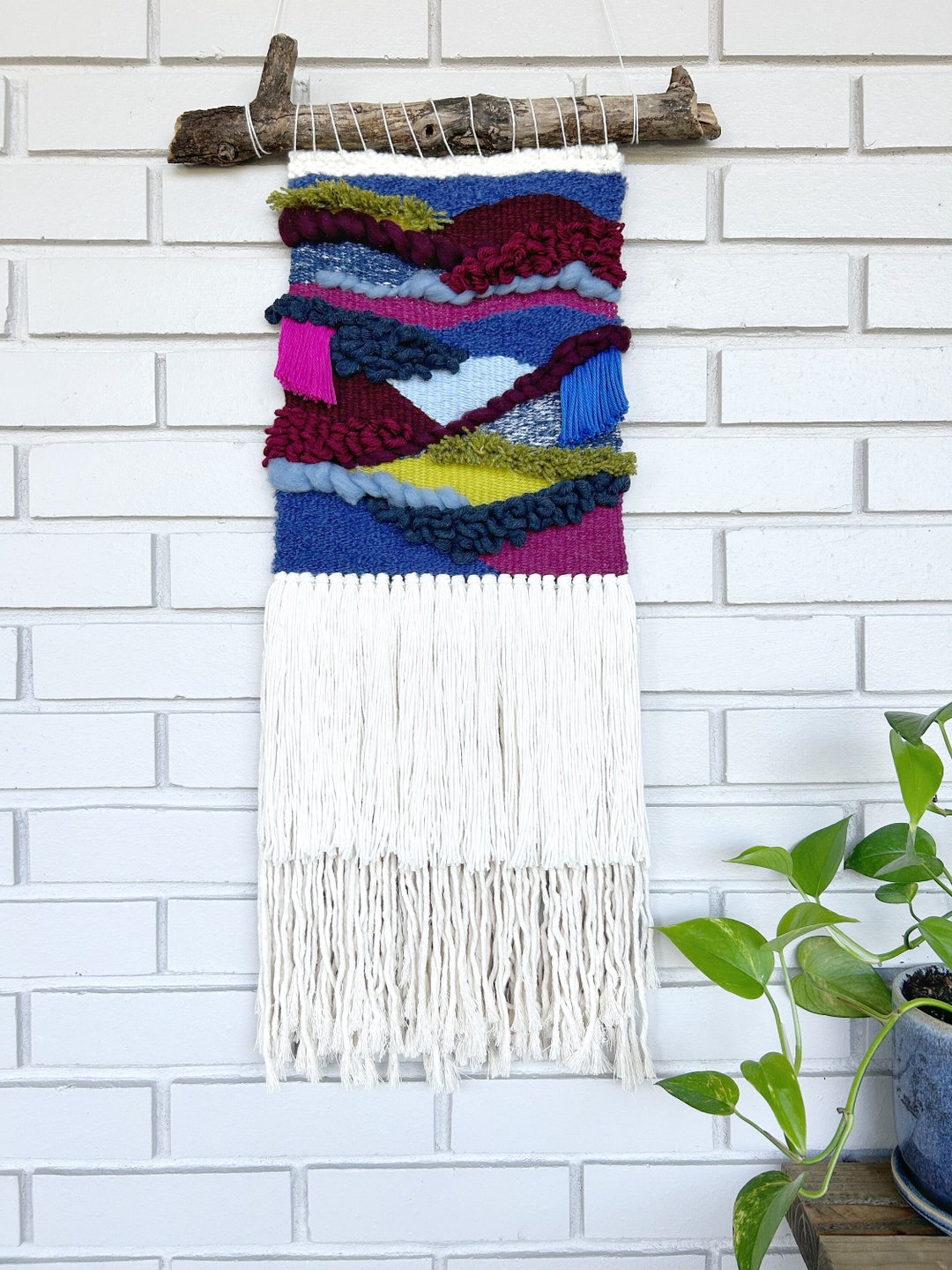MULBERRY | Woven Wall Hanging | Weaving | Wall Art - Etsy
