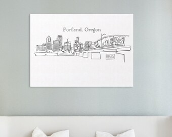Portland Oregon Wall Art - Etsy