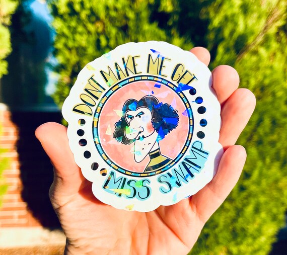 Viola Swamp Holographic Sticker Teacher Sticker Kindle - Etsy