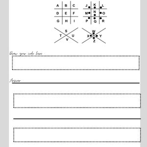 TREASURE HUNT: Home, Home Activities, Pigpen Cipher - Etsy