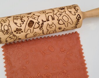 Cat Rolling Pin - Etsy