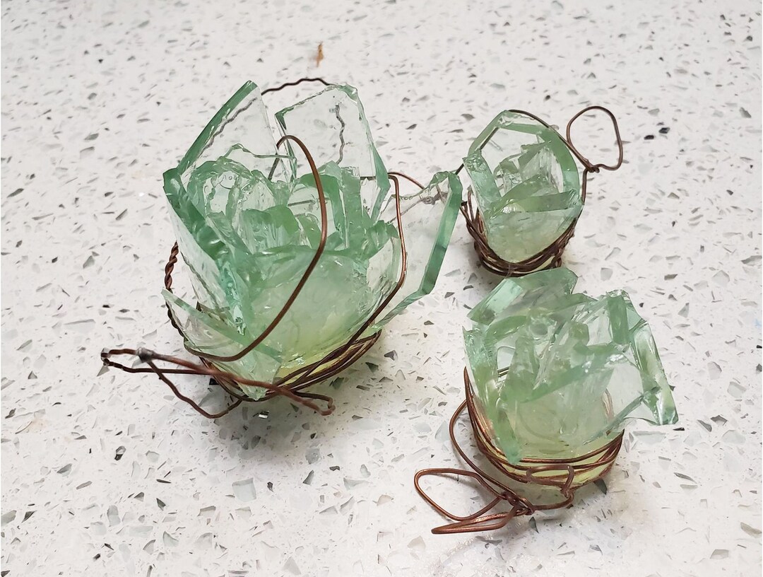 NEW Broken Glass Rose Oil Lamp Essential Oil Bottle Diffuser Incense ...