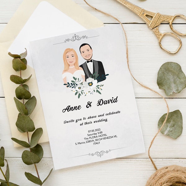 Custom Wedding Invitations - Etsy