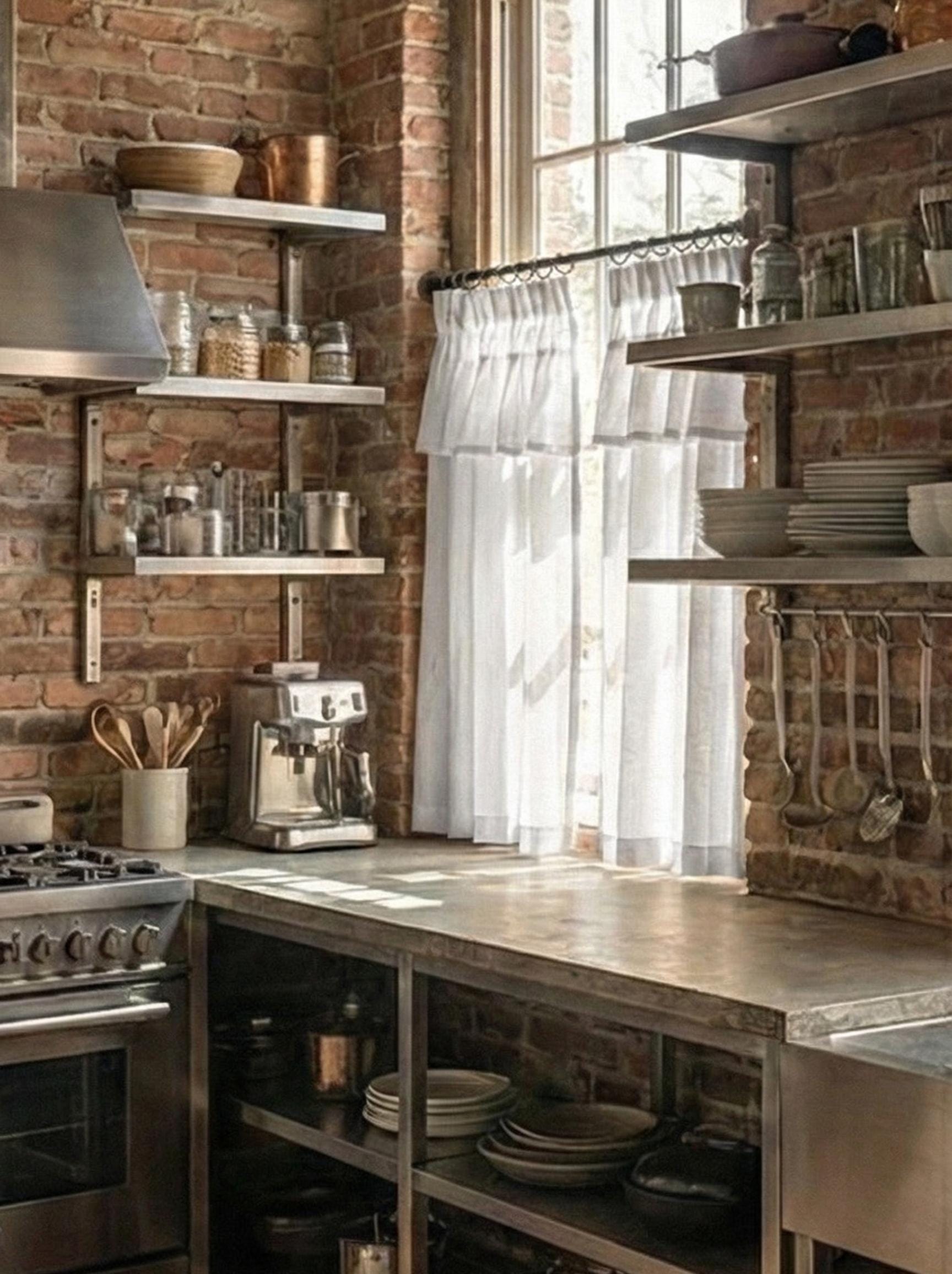 White Linen Cafe Curtains, Extra Full Pleats, Farmhouse Style - Etsy