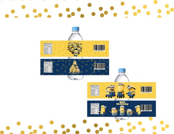 Minions Party Bundle Minions Capri sun Minions Labels Minions Chip Bag ...