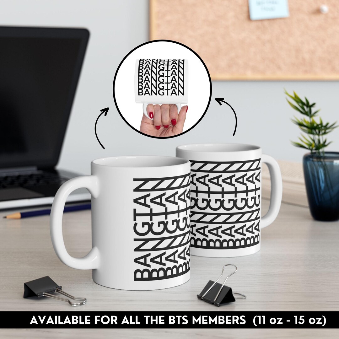 Bts Mug | Jungkook, Jimin, V, RM, Suga, Jin, J-hope | BTS Merch | Kpop ...
