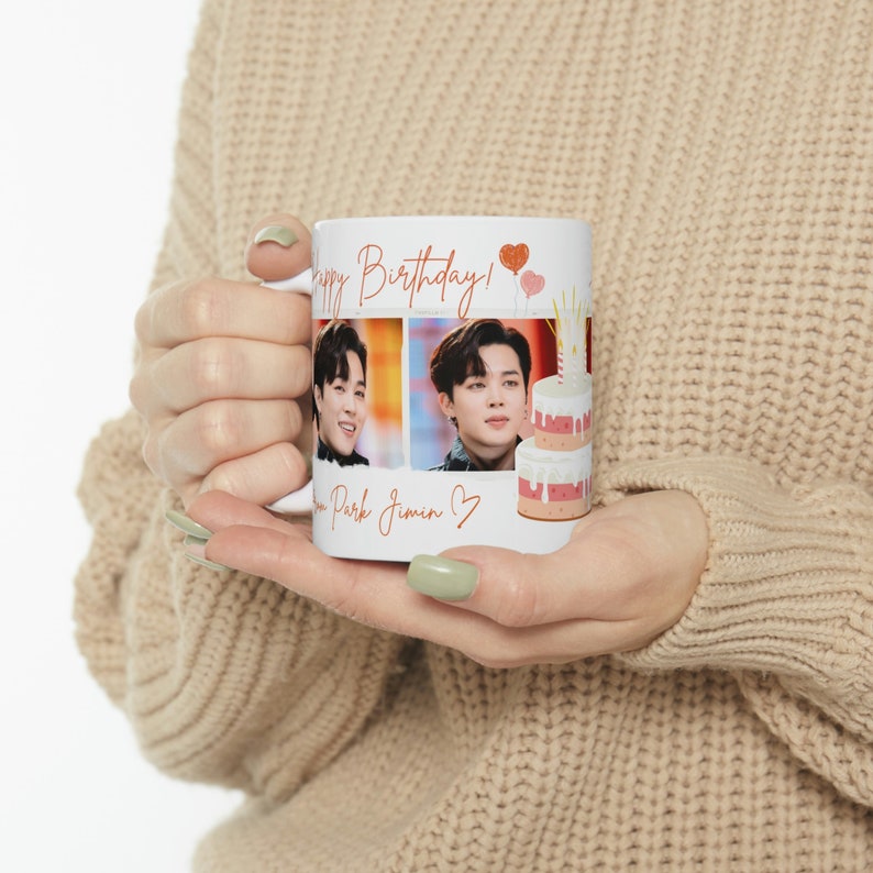 Bts Jimin Coffee Mug Bts Happy Birthday Mug Bts Fan Gift - Etsy