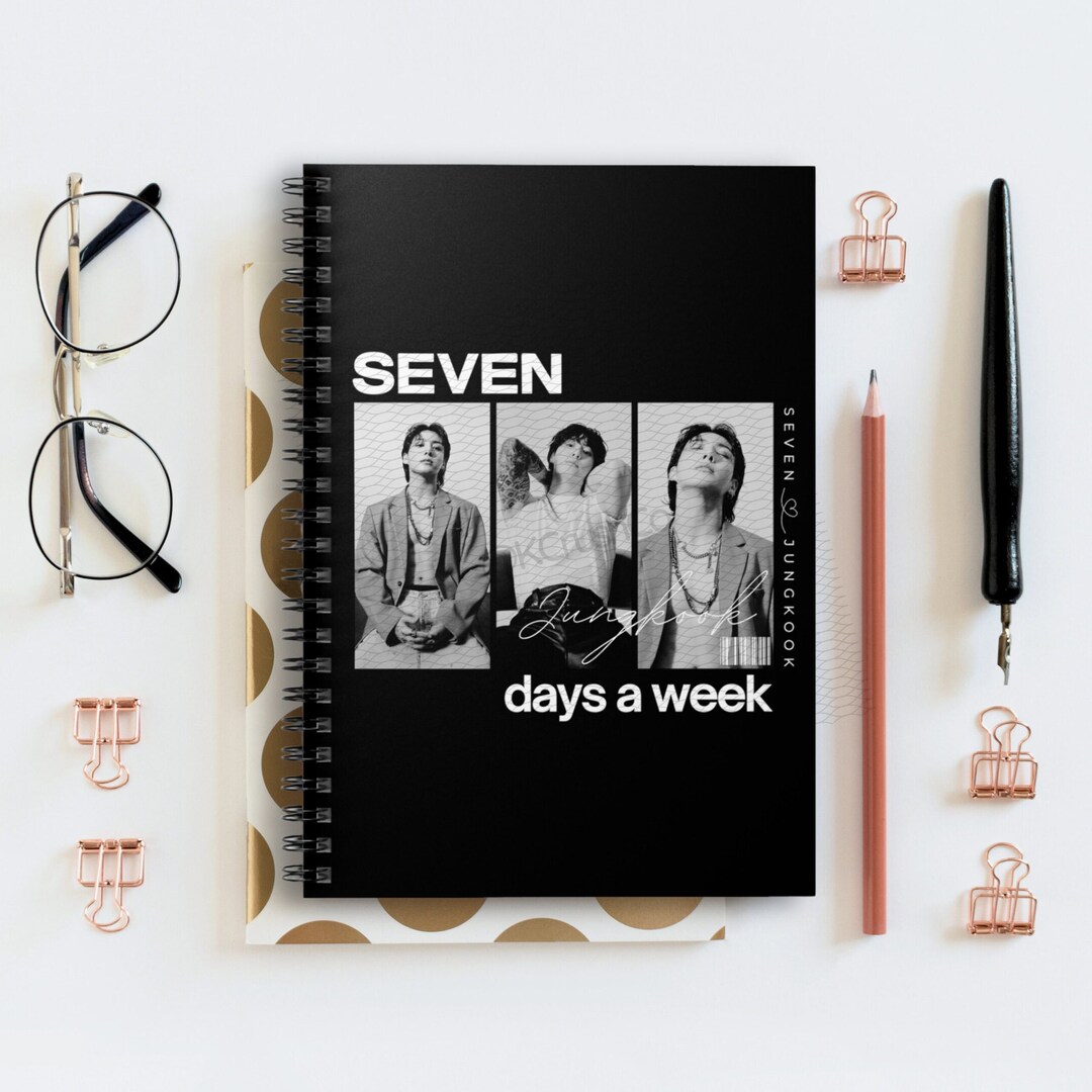 Bts Jungkook Notebook JK Seven Spiral Notebook Bts Notebook - Etsy